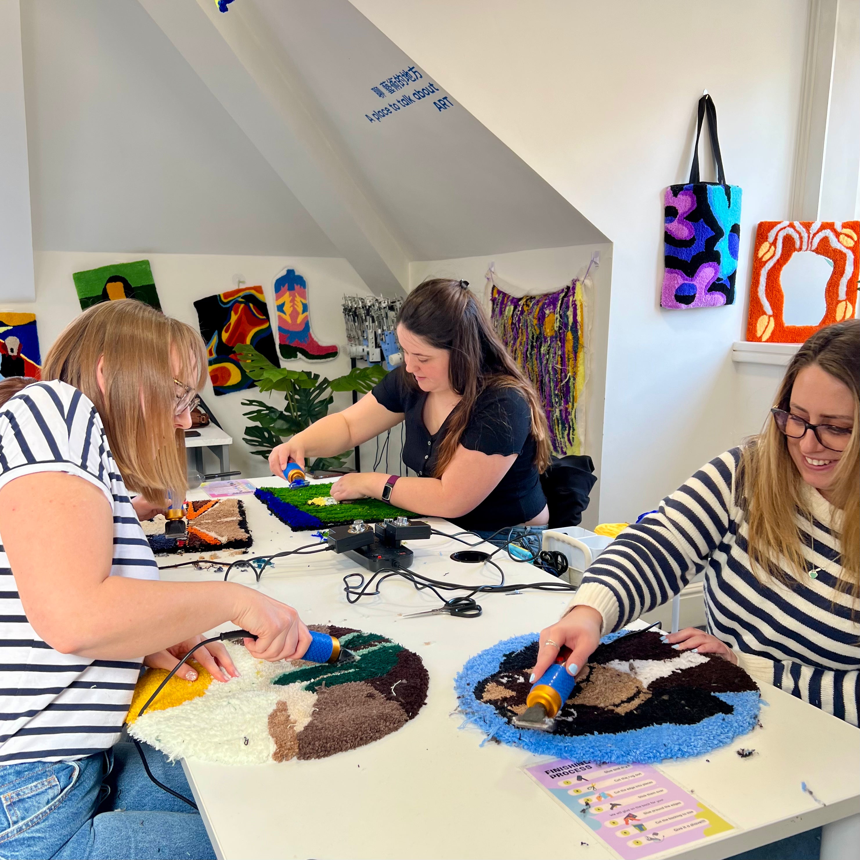 Tufting Leeds - Tadatuft tufting workshop